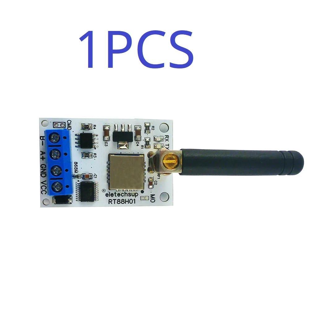 RT88H01 DC 5-12V 868M RS485 Lora 22DBM RF Wireless Transceiver Master ...